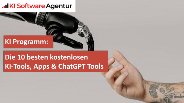 KI Programm: Die 10 besten kostenlosen KI-Tools